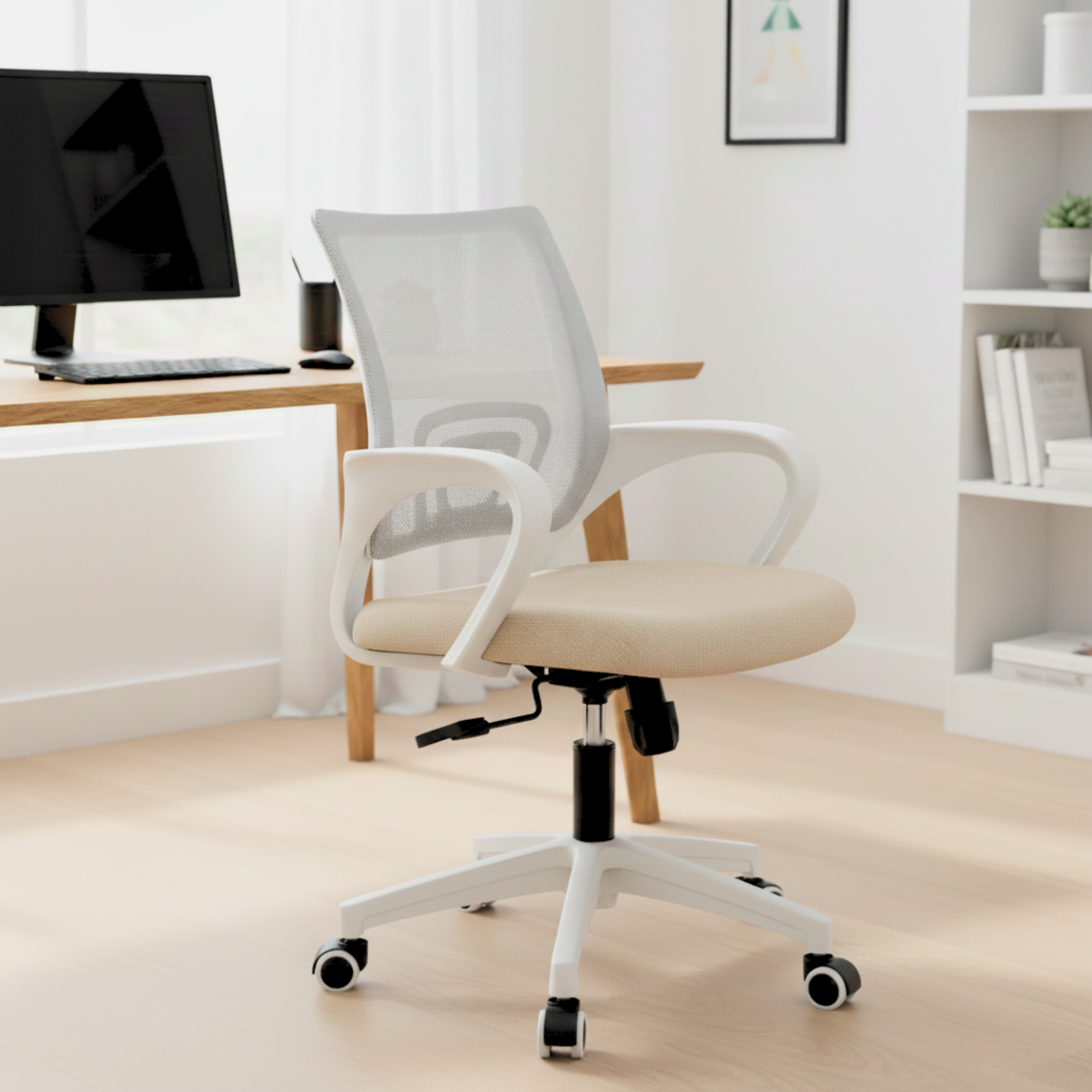 ネオチェア CPS オフィスチェア デスクチェア 事務椅子 モールドウレタン メッシュ チェア 低座面 – NEO CHAIR